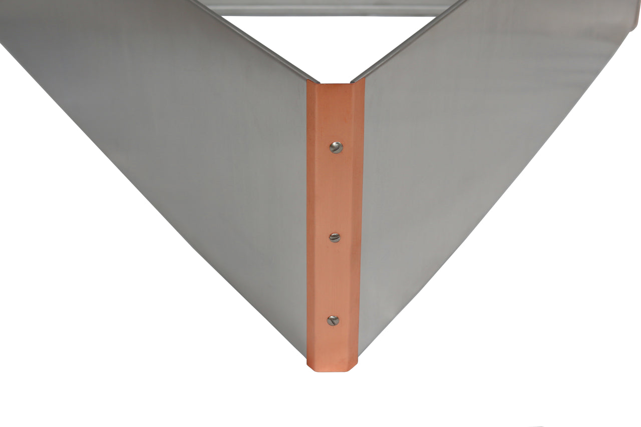 Stainless Steel and Copper Raised Garden Bed - Triangle – Lotech ...